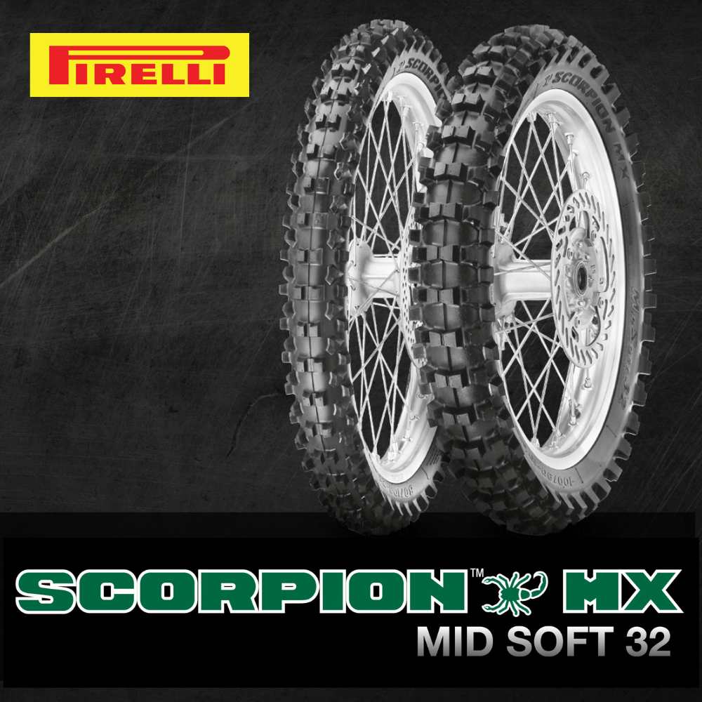PIRELLI SCORPION MX32 MID SOFT TYRES – Bikewise