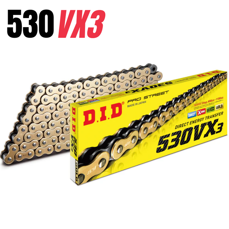 CHAINS 530 VX3 X-RING RANGE – Bikewise